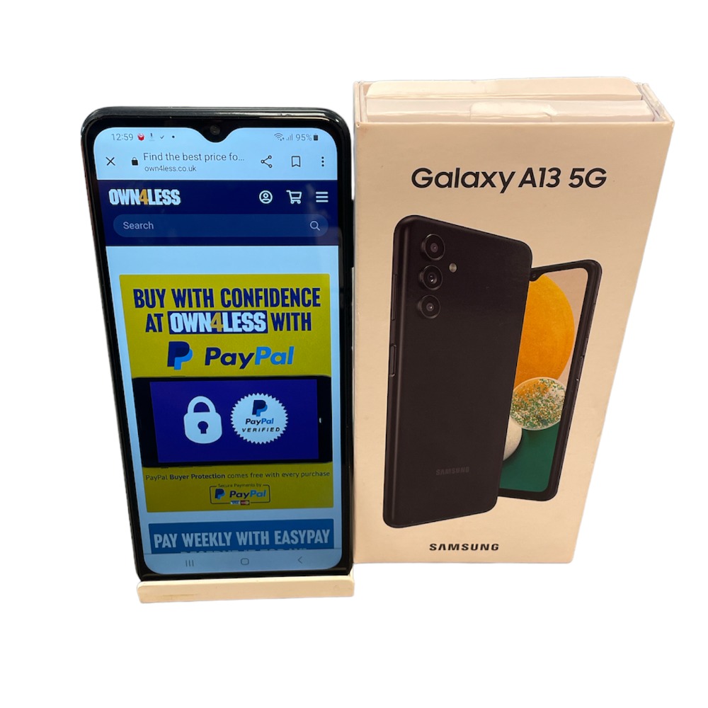 Pre-owned Samsung Galaxy A13 5G - Unlocked 64GB Black - Own4Less